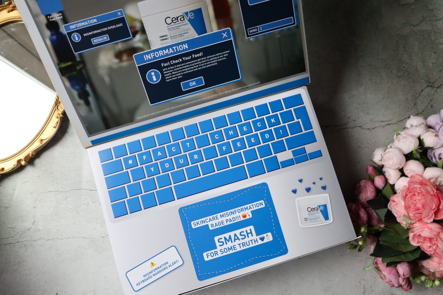 Fact check your feed Cerave campaign - Vanity Owl